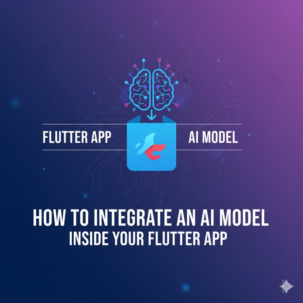 How to Integrate an AI Model Inside Your Flutter App | by Random Articles | Medium