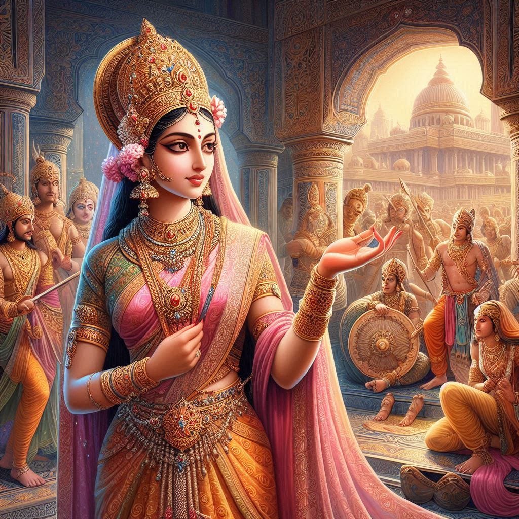 Draupadi’s Swayamvar: A Tale of Power, Skill, and Destiny | by Akash Mahapatra | Chronicles of ...
