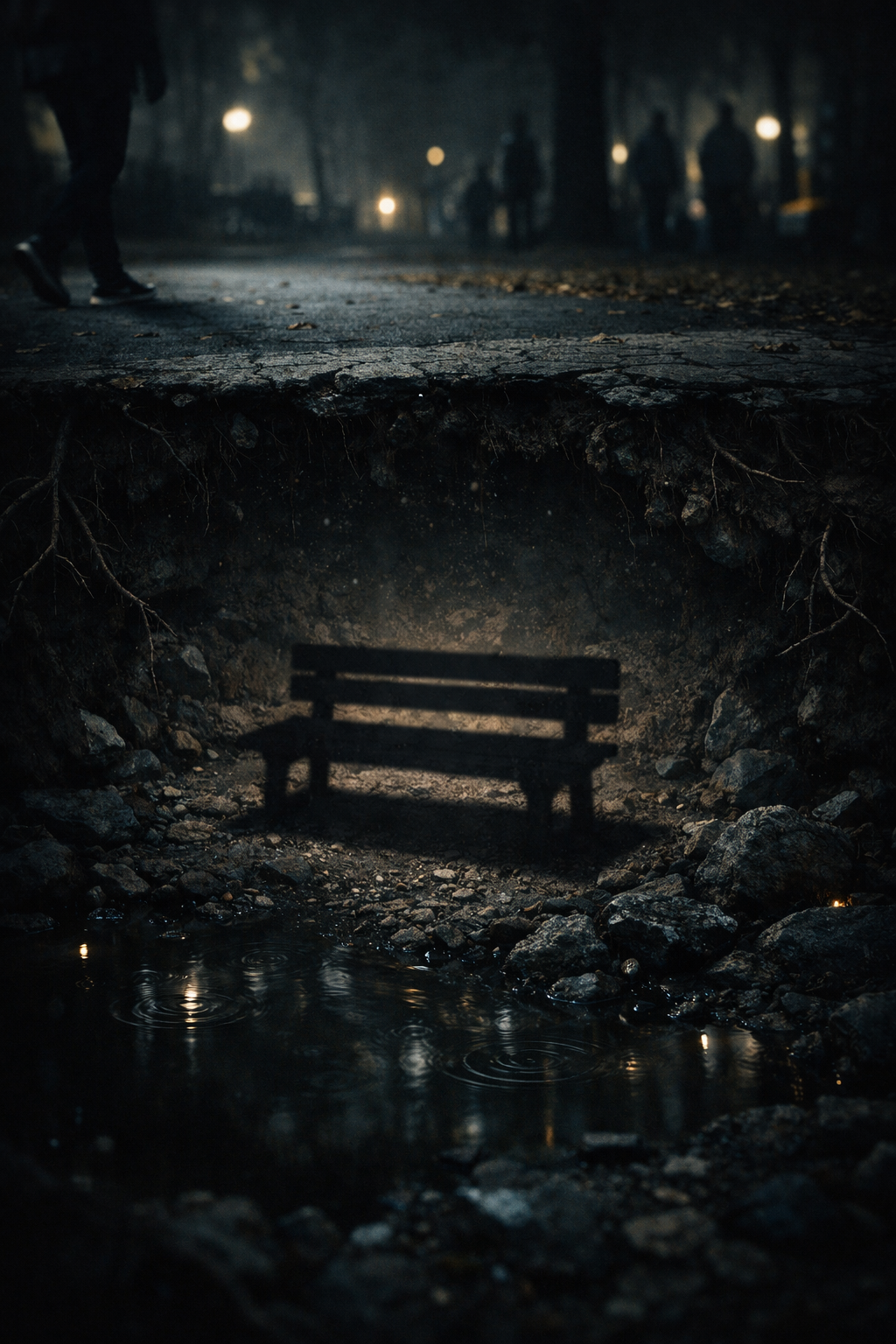 Beneath the Invisible Bench. “Beneath the surface, the unnoticed… | by ...