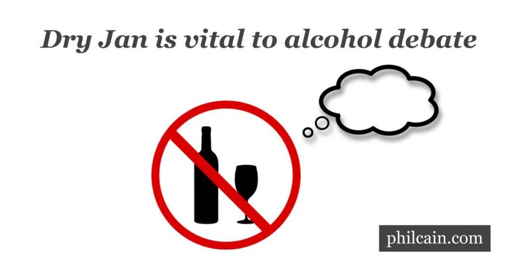 Dry January is a vital part of the alcohol debate | by philcain.com ...