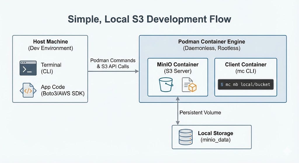Local S3 Storage Using MinIO and Podman | by Ayman Fekri | Medium