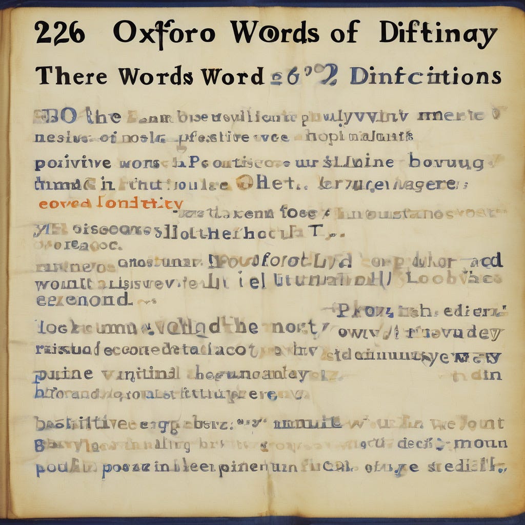 “The Essence of Positivity: Three-Sentence Definitions of the Most ...