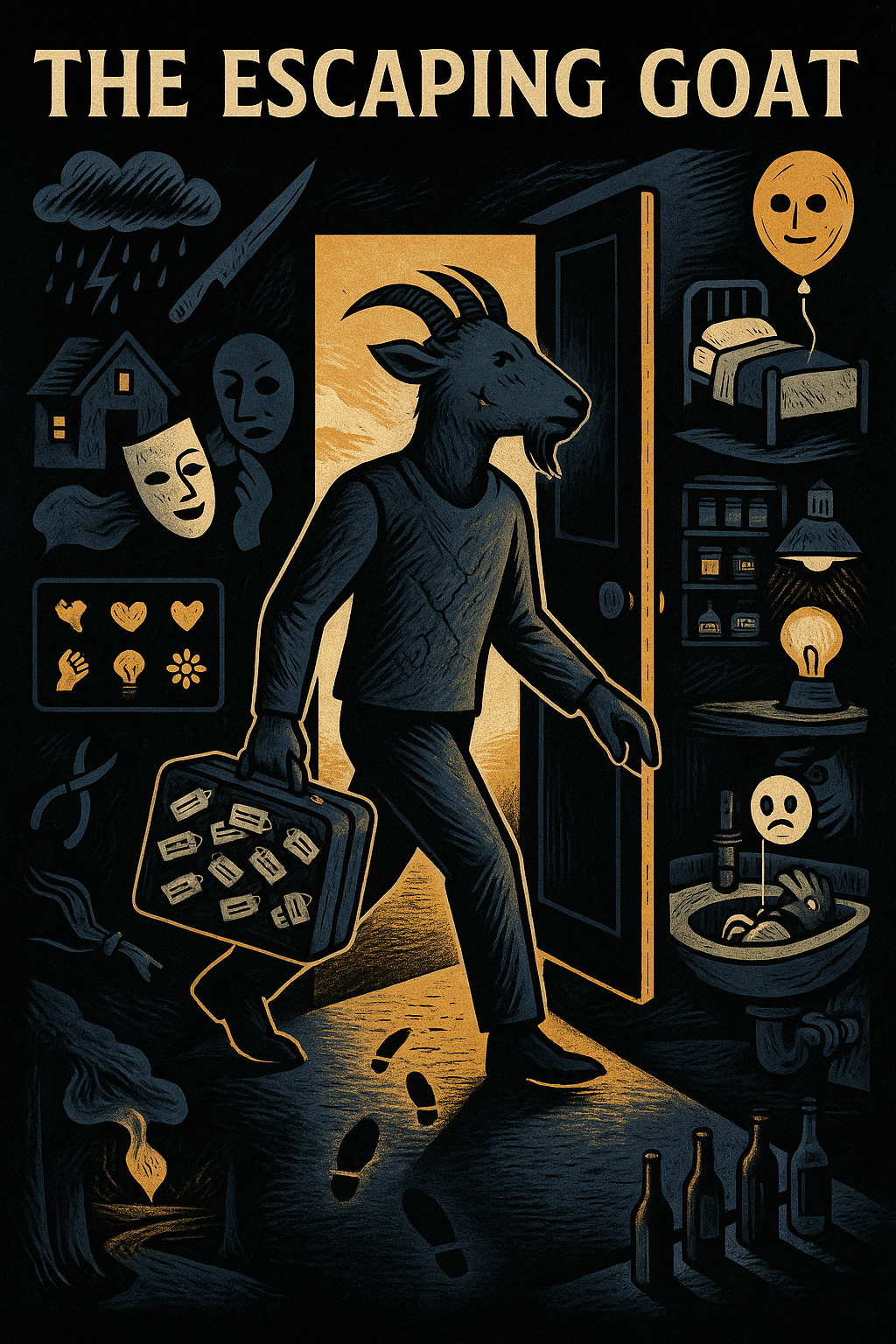 the escaping goat. I was the family ashtray. they put… | by Sergio ...