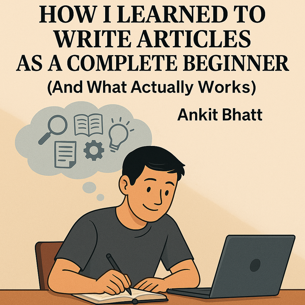 How I Learned to Write Articles as a Complete Beginner (And What ...