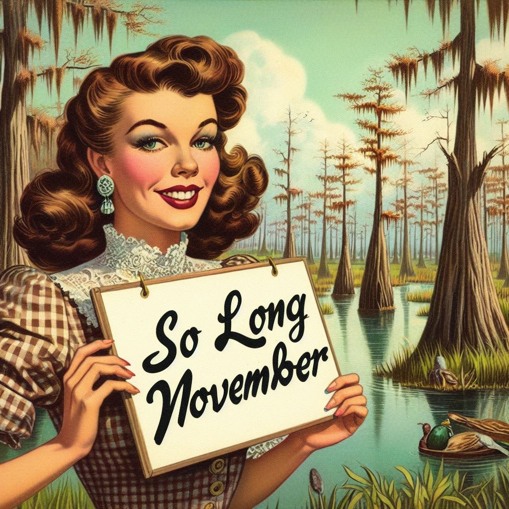 So Long November…With Love From The Swamp - The Daily Cuppa - Medium