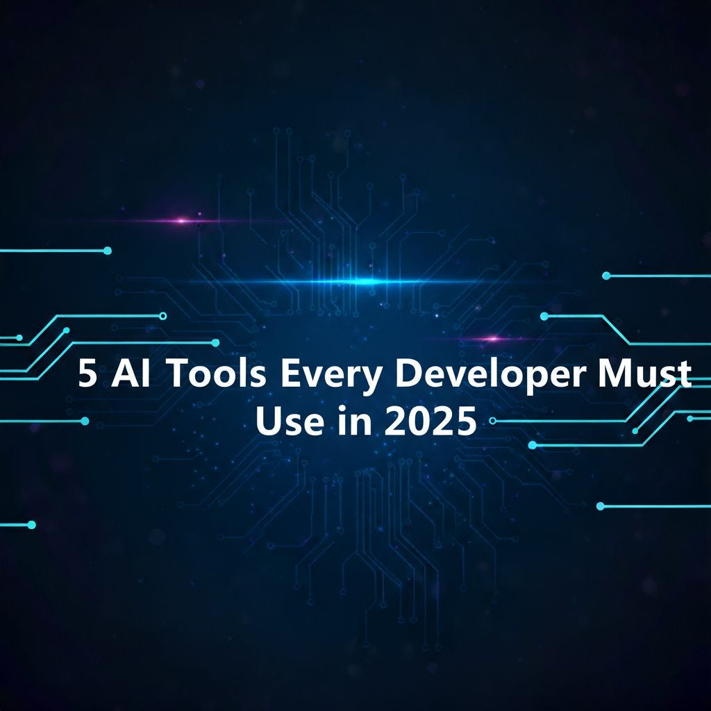 5 AI Tools Every Developer Must Use in 2025 | Medium