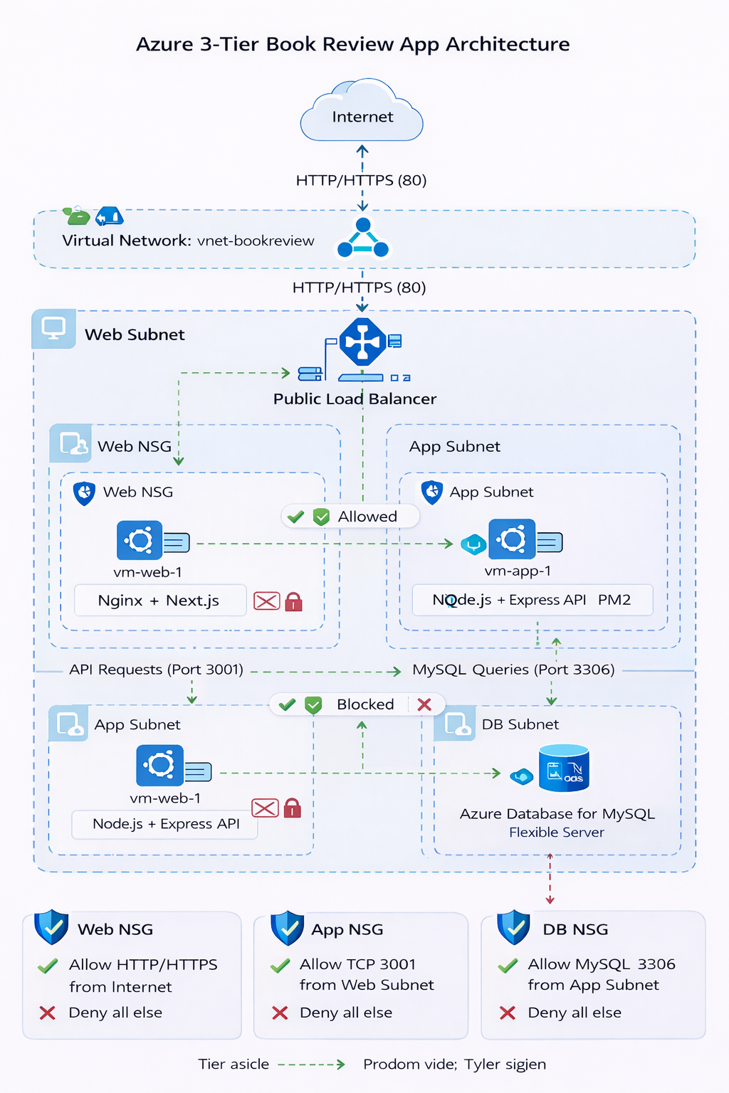 Deploying a 3-Tier Book Review App on Microsoft Azure: What I Learned ...