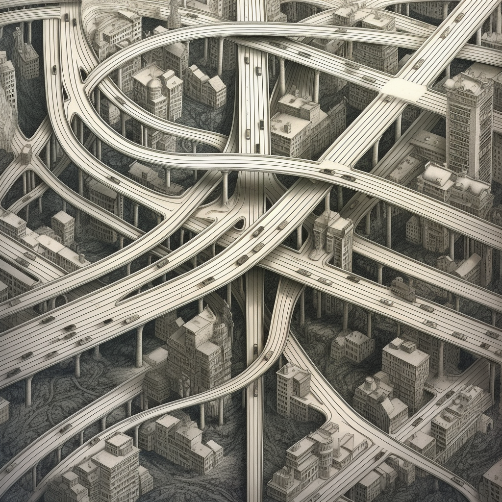 Comparative Space-Saving Highway Interchange Design | by B McGraw ...
