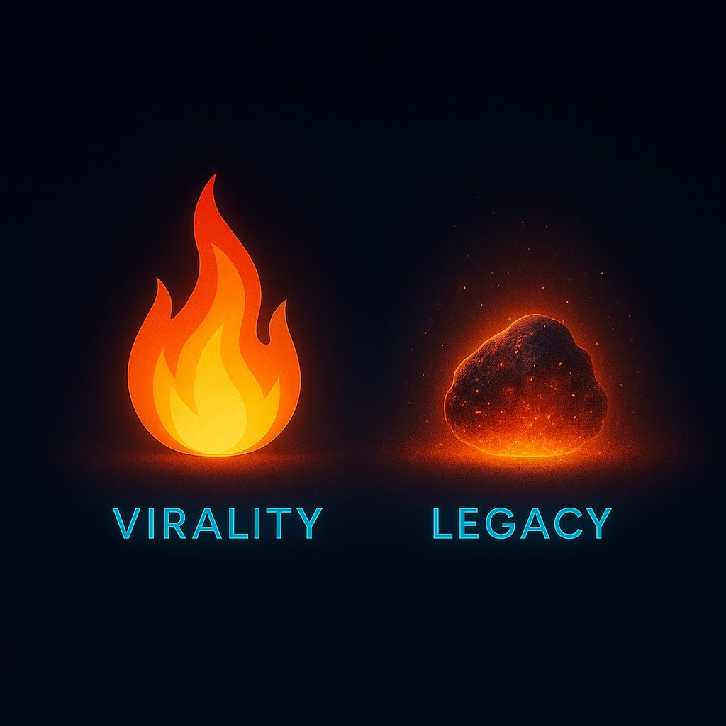 Legacy Over Likes: Why Viral Moments Fade but Creator Impact Endures ...