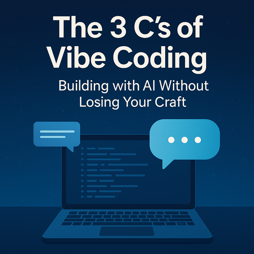 The 3 C’s of Vibe Coding: Building with AI Without Losing Your Craft | by Zunder Lekshmanan ...