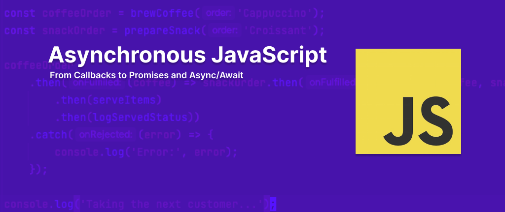 Asynchronous Javascript From Callbacks To Promises And Asyncawait By Denis J Javascript 0315