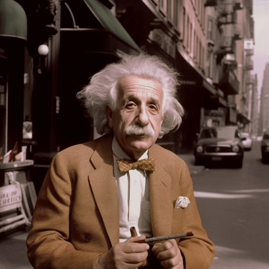 Leonardo AI: Albert Einstein Recreated through Artificial Intelligence ...