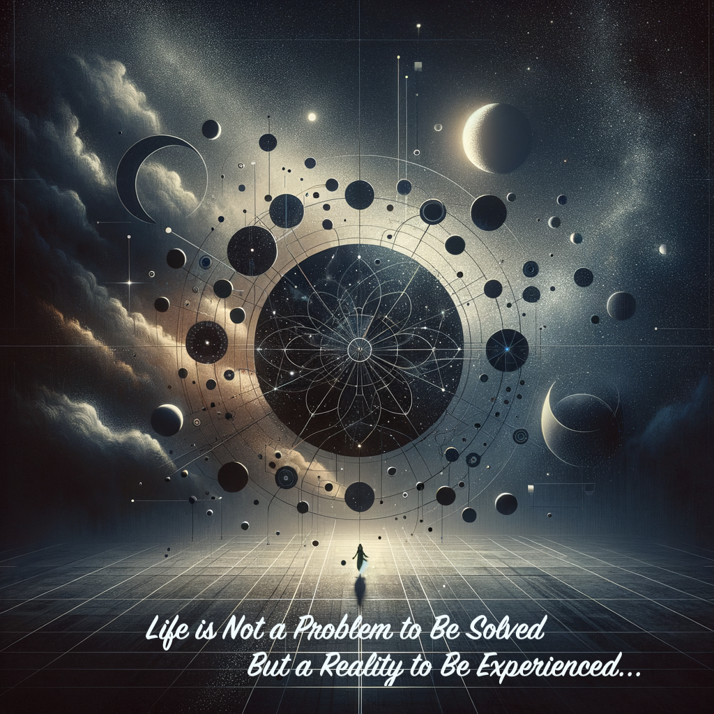 Life is Not a Problem to Be Solved But a Reality to Be Experienced | by ...