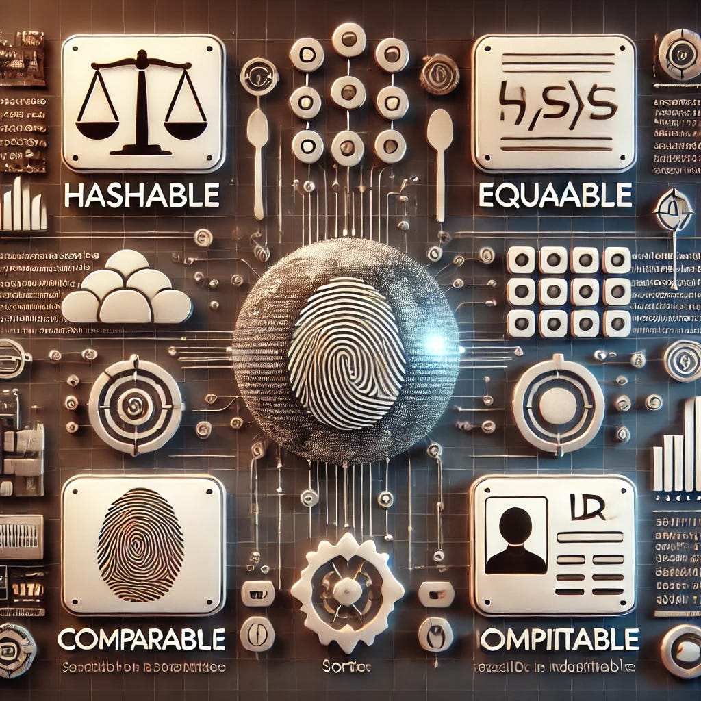 Hashable, Equatable, Comparable, and Identifiable in Swift | by Ramesh Guddala | Mar, 2025 | Medium