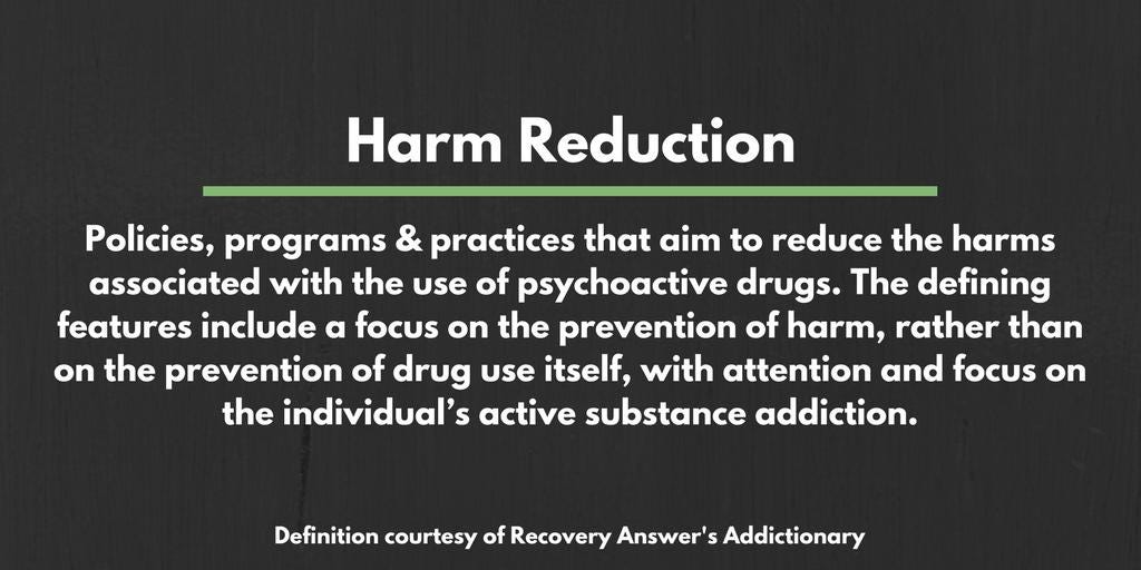 The Pros And Cons Of “Harm Reduction” | by Ted Bauer | Medium