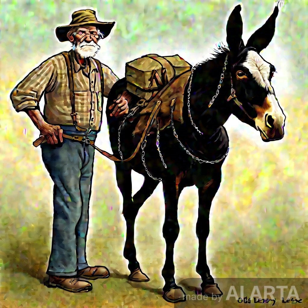The Ain't-So Mule. Old Man Leroy hamed Ol' Bessie who just… | by ...