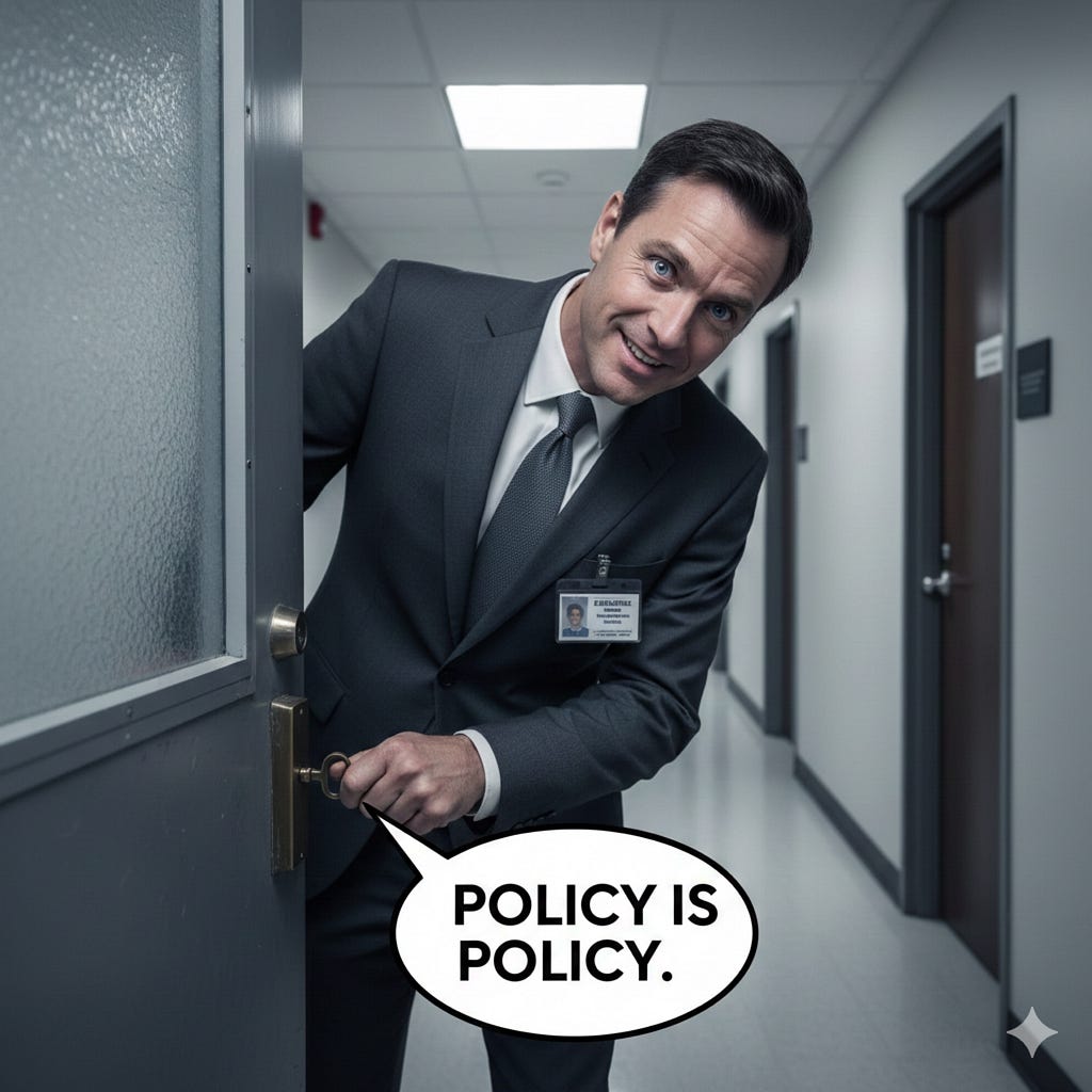 Policy Over People. How “following the rules” in a federal… | by Andrew ...