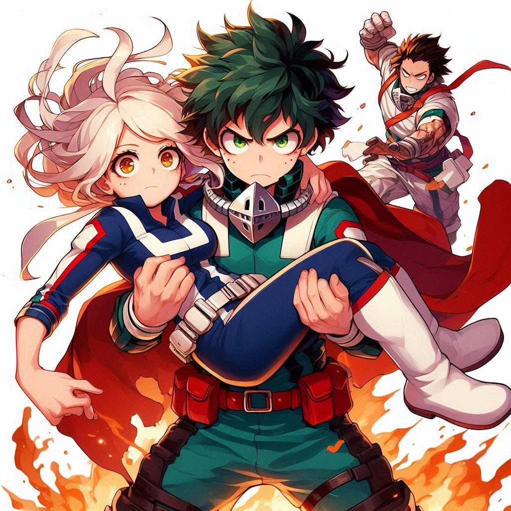 Deku no cambió el pasado, fue ayudado por un héroe misterioso que puede ...