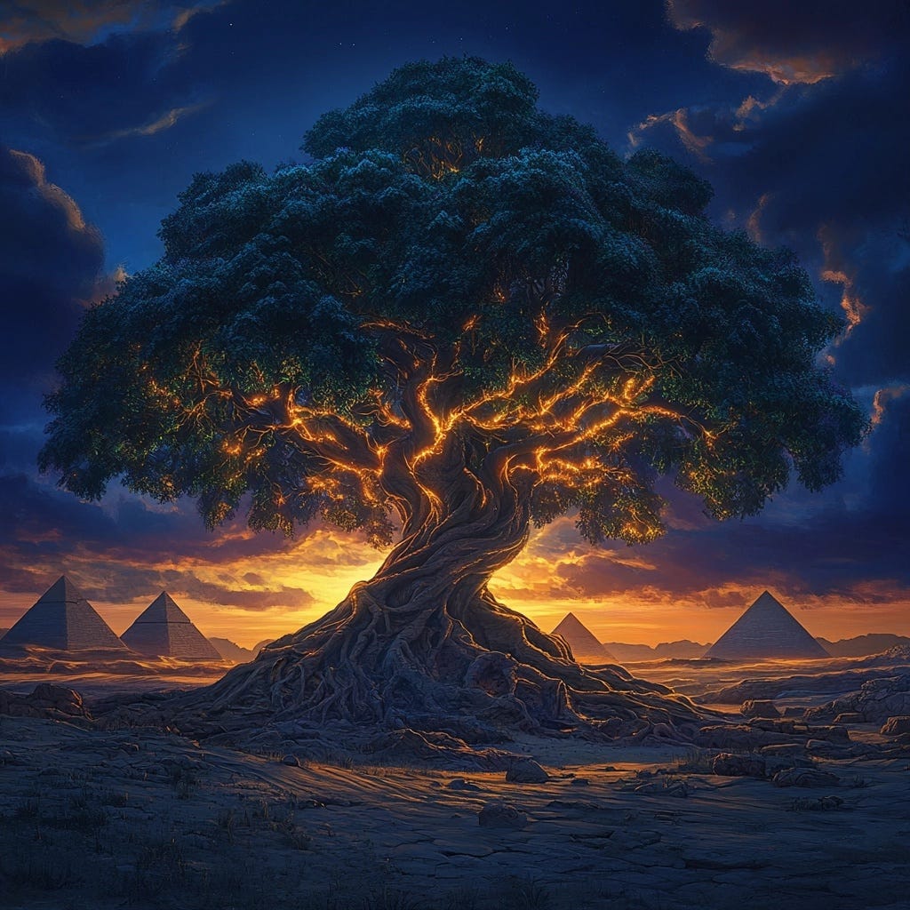 Branches of Divinity: Sacred Trees in Ancient Egypt and Eden | by AKR ...