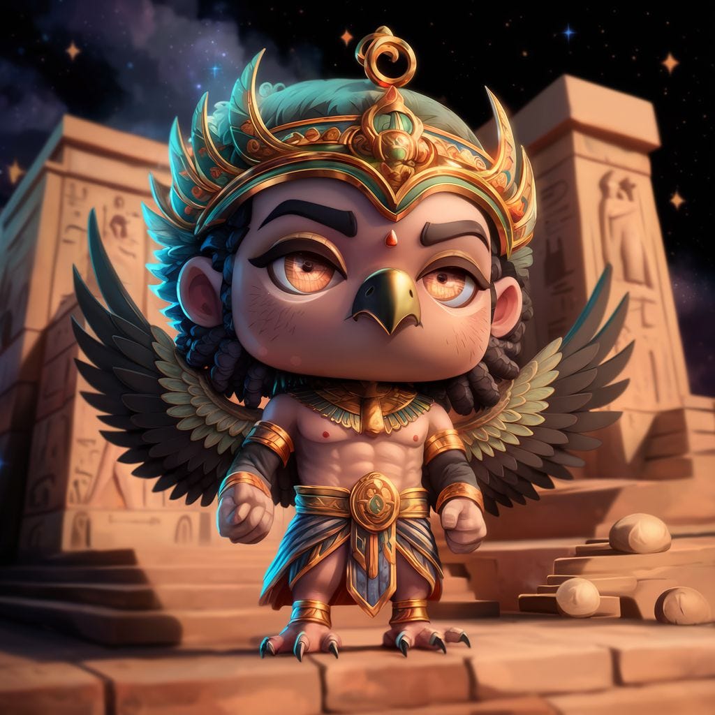 Kisah Asal Usul Dewa Mesir Horus dan Ra | by 24. Rajendra Allerio ...