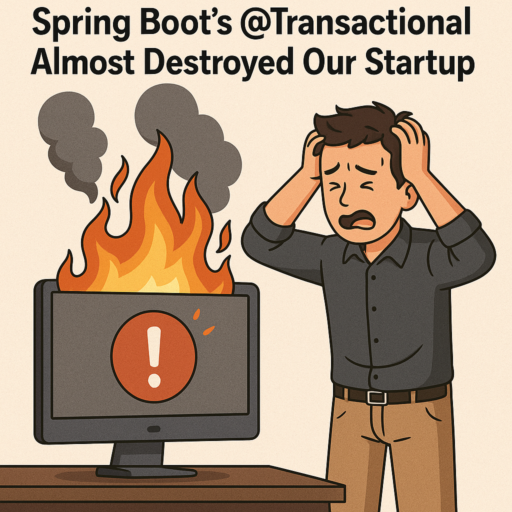 Spring Boot’s @Transactional Almost Destroyed Our Startup | by Coding Stories & Tips | Nov, 2025 ...