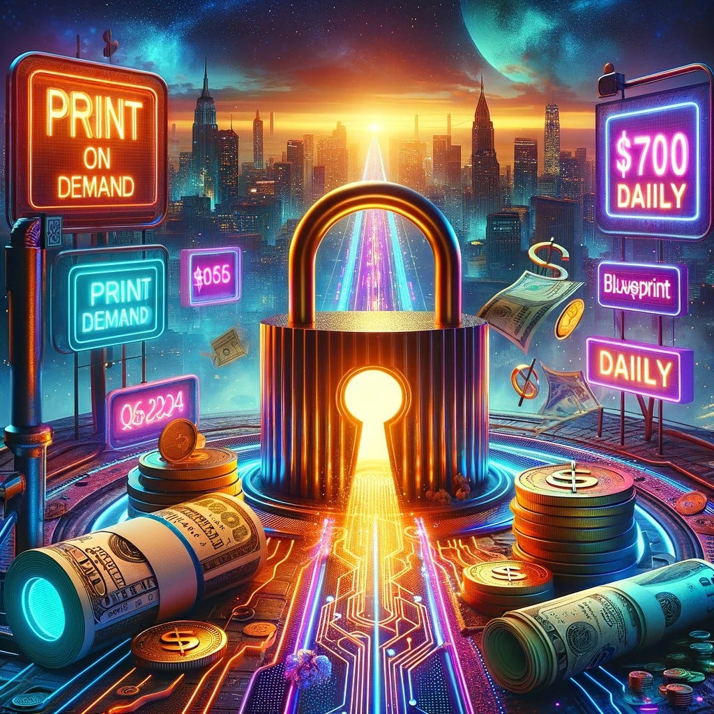 Unlocking the Print on Demand Goldmine: A $700 Daily Blueprint for 2024 ...