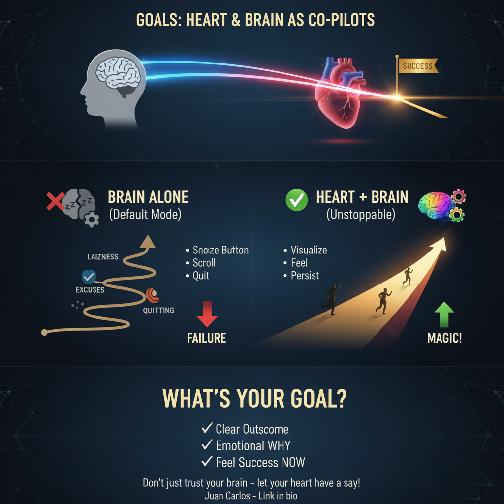 Why Your Brain Alone Won’t Get You to Your Goals | by Juan Carlos ...