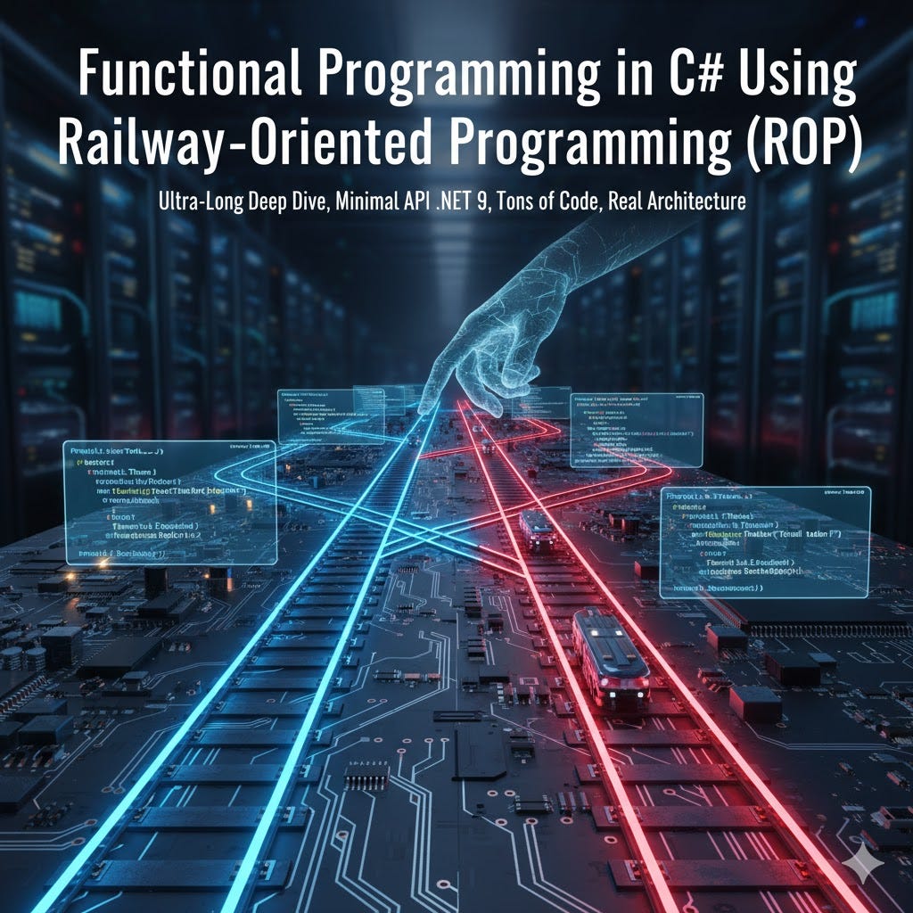 Functional Programming in C# Using Railway-Oriented Programming (ROP) | by Mori | StartupInsider ...