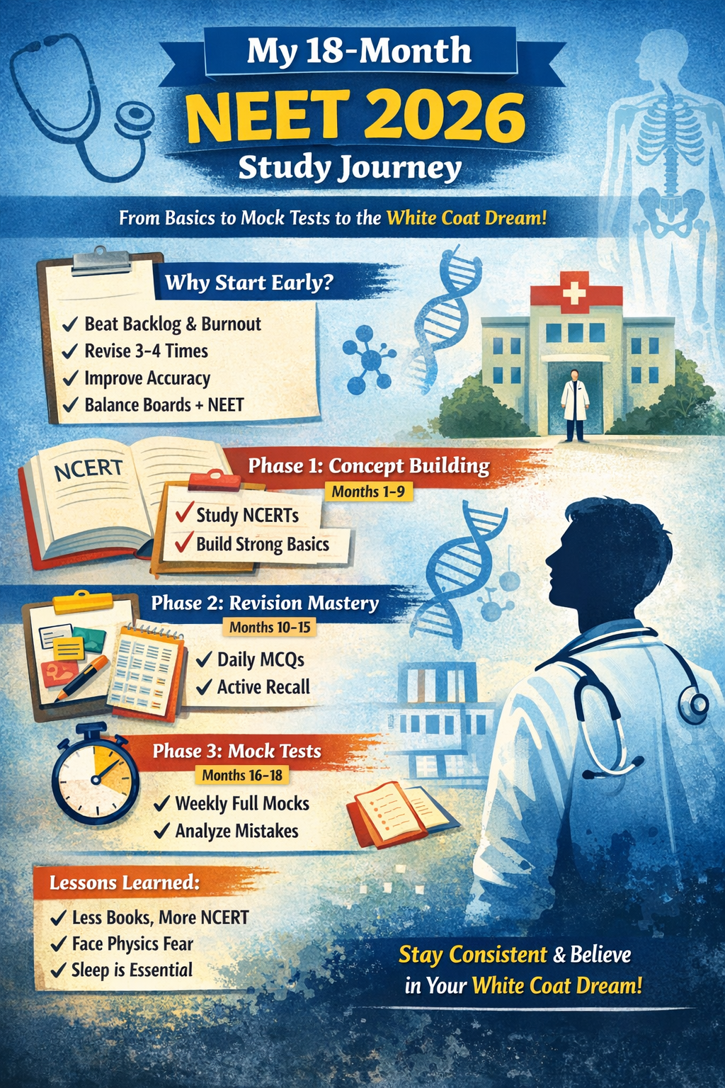 A Complete 18-Month Study Plan for NEET 2026: | by Vani | Dec, 2025 ...