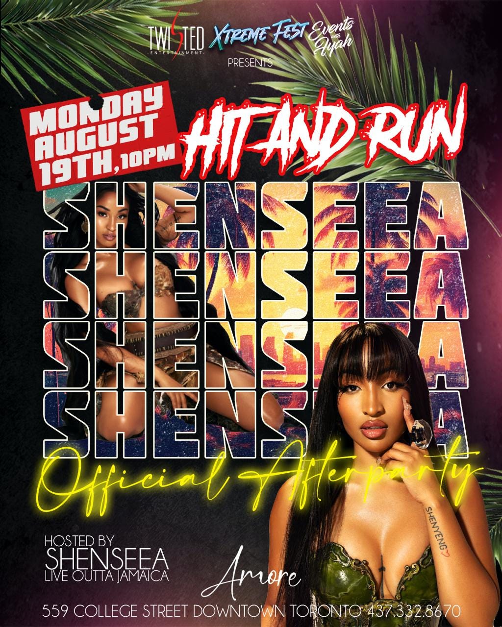 Hit and Run | Hosted by Shenseea | Official Toronto Tour Afterparty - Harry Ajax - Medium