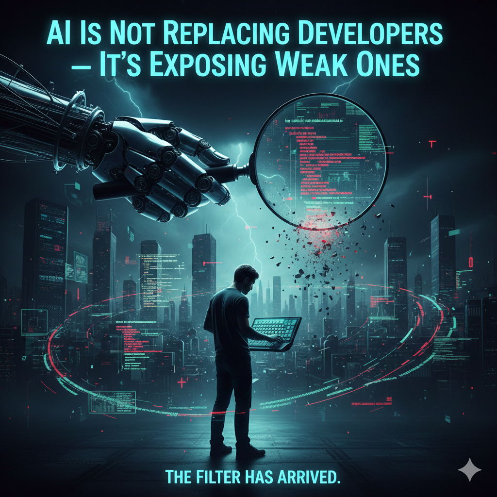 AI Isn’t Replacing Developers — It’s Exposing the Weak Ones | by Tech ...