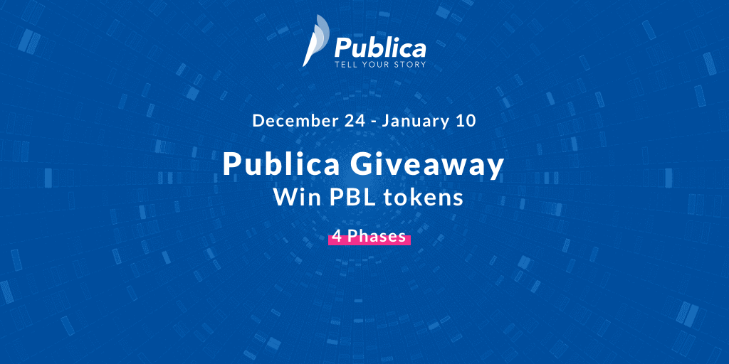 Publica is launching a PBL token giveaway campaign. | by Publica.com ...