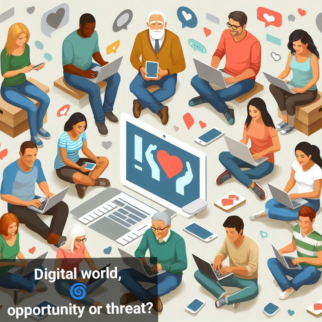 Digital world, opportunity or threat? | by Dastanologist | Nov, 2024 ...
