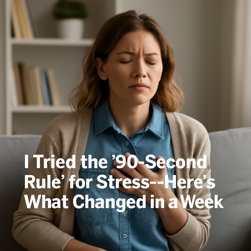 I Tried the ‘90-Second Rule’ for Stress — Here’s What Changed in a Week ...