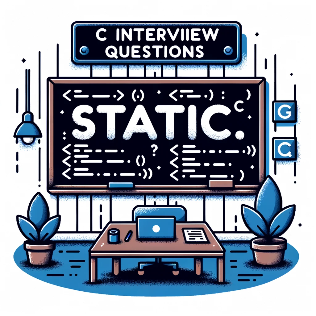 С interview questions. Static.. One of the most common questions at ...
