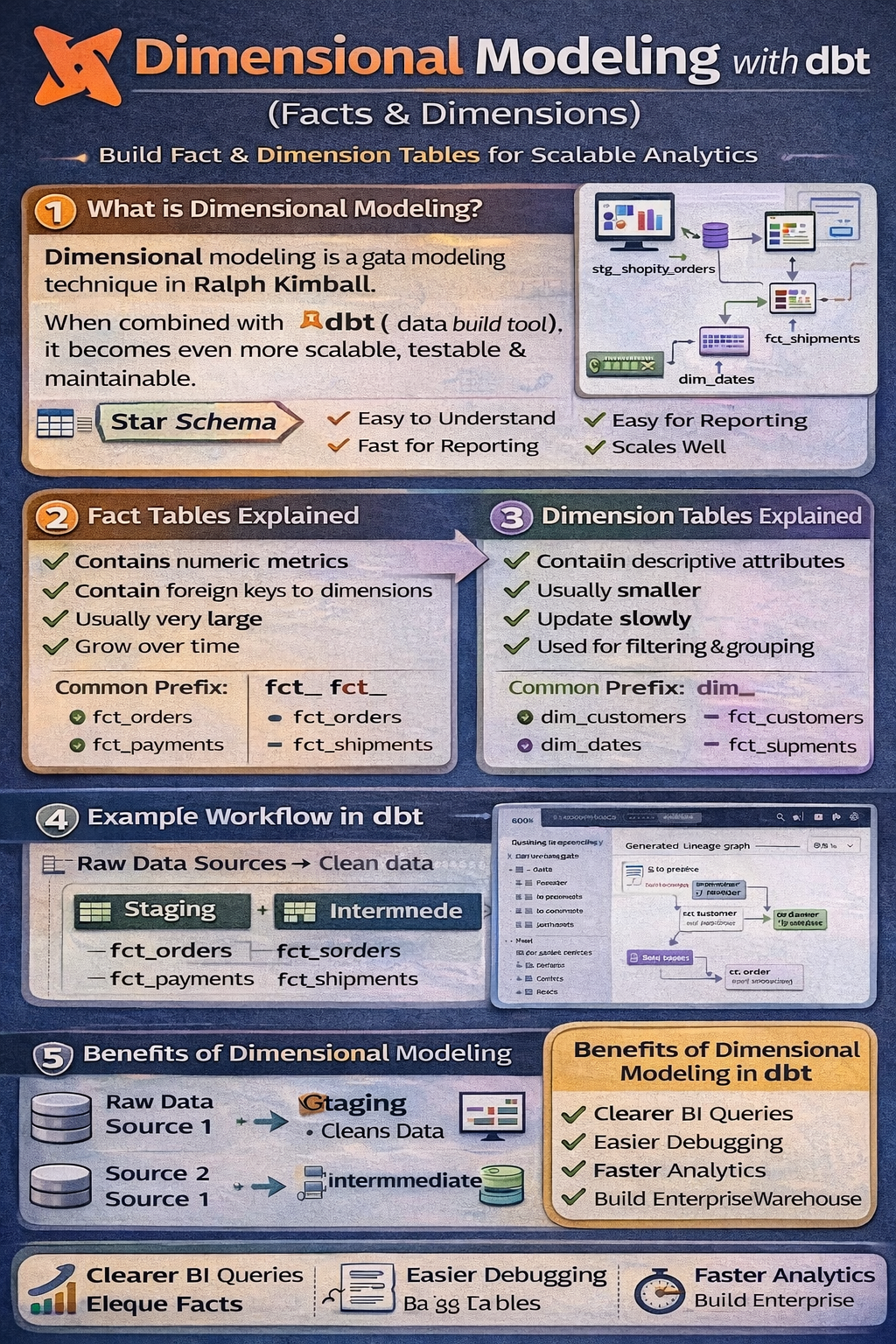 23. Dimensional Modeling with dbt (Facts & Dimensions) | by ...