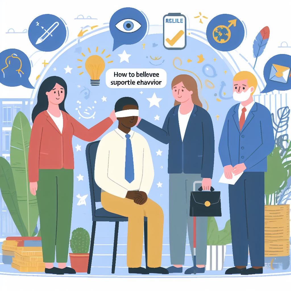 How to Behave With Blind People: A Guide To Supportive Behavior | by ...