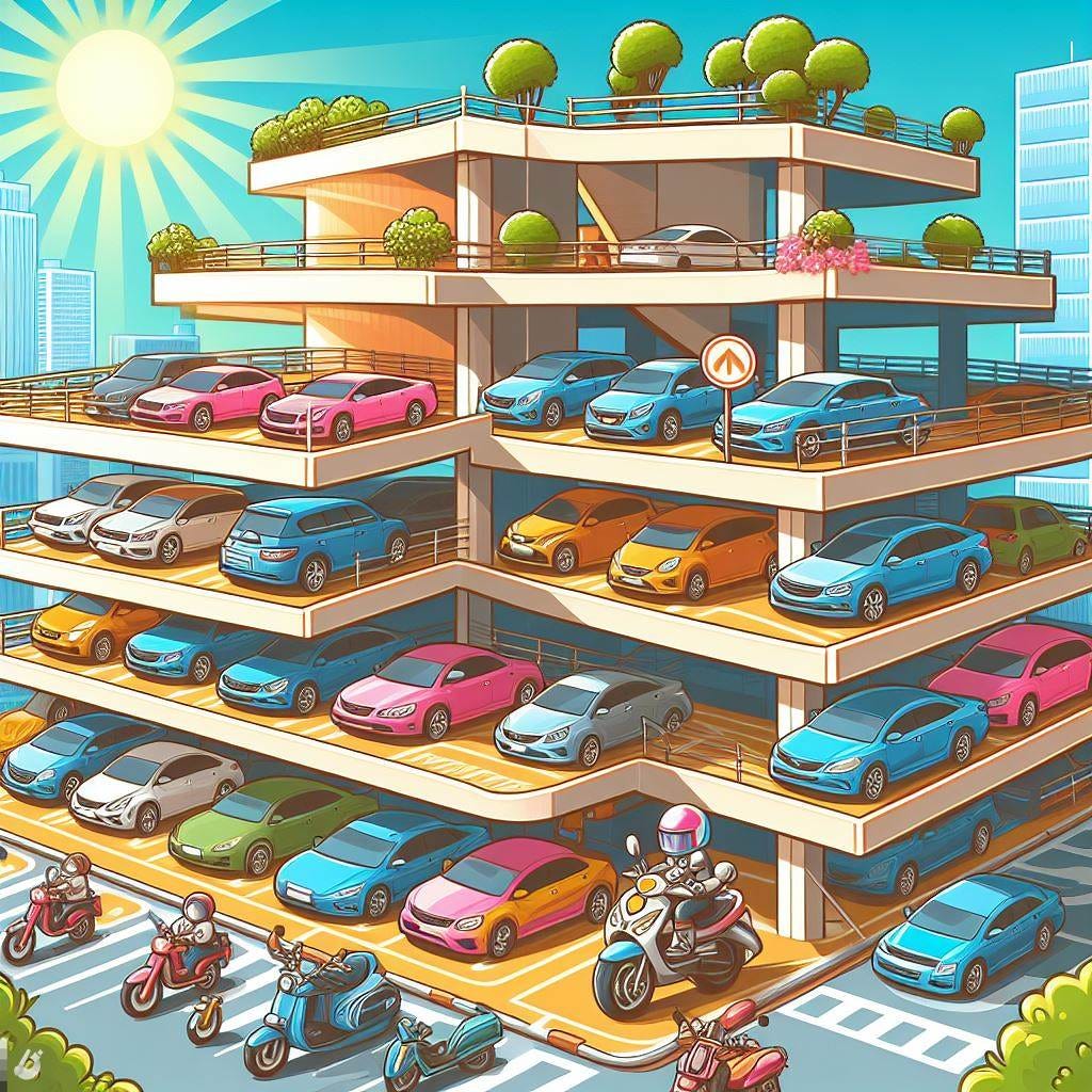 Low Level Design of a Parking Lot in Python using Strategy Design ...