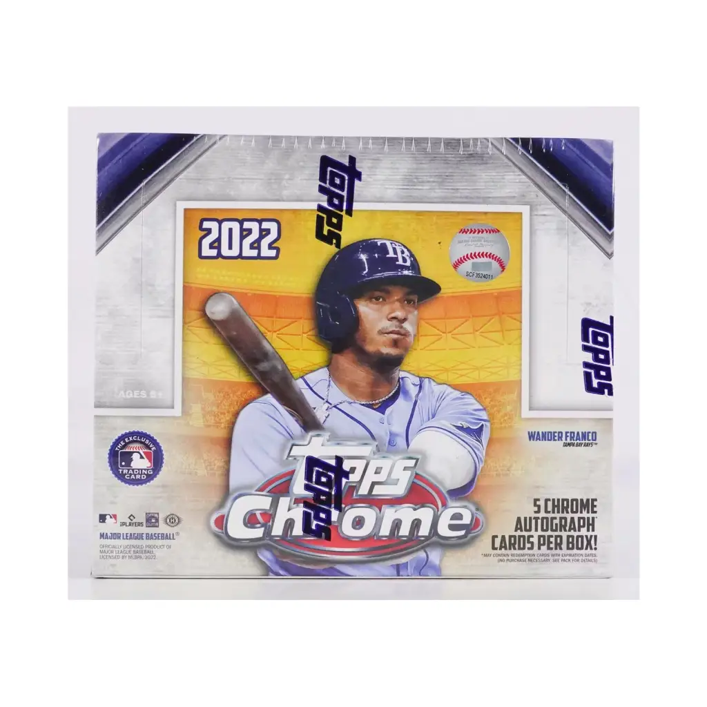 2022 Topps Chrome Baseball Jumbo HTA Box - Majormemorabilia - Medium