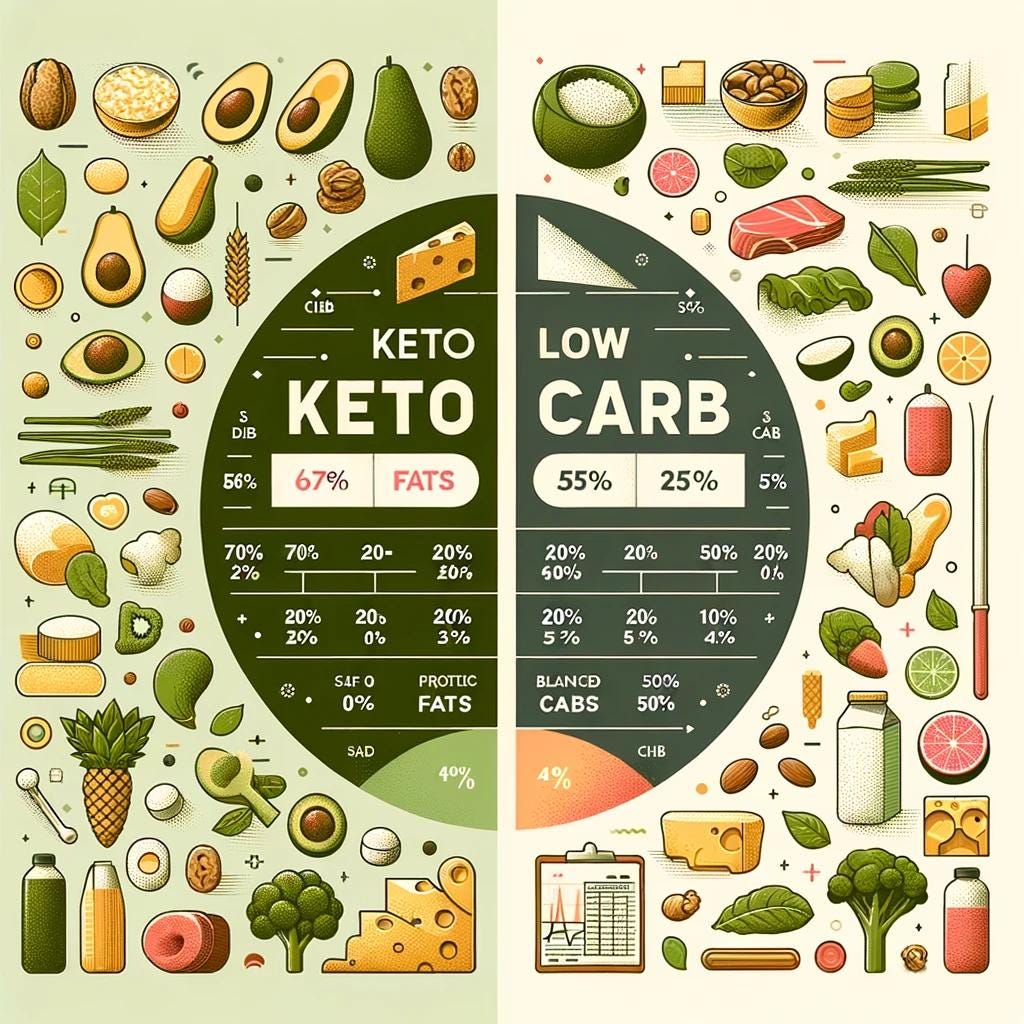 Keto vs. Low-Carb: Understanding the Differences and Benefits | by Ahmadghaffar | Medium