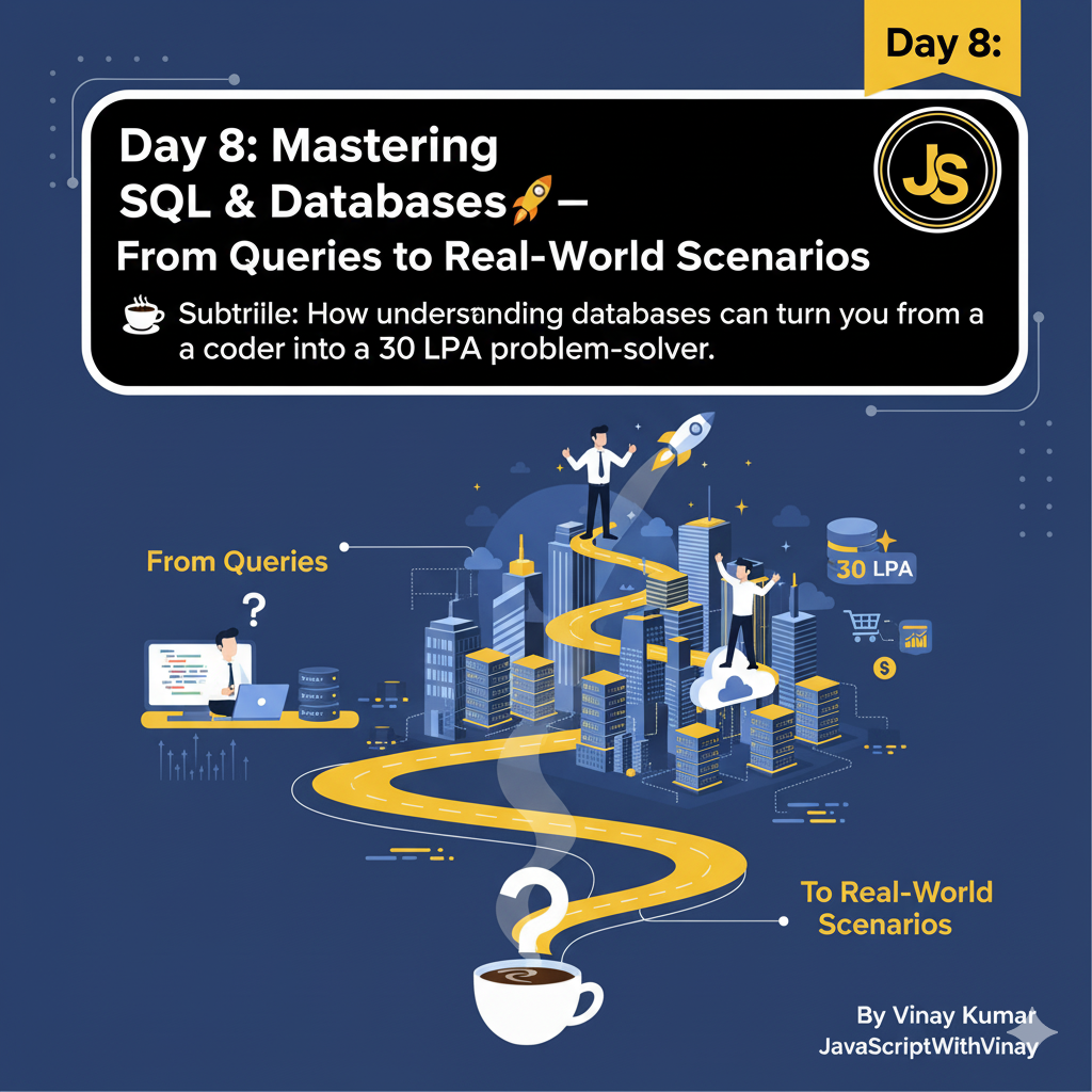 Day 8: Mastering SQL & Databases 🗄️ — From Queries to Real-World ...
