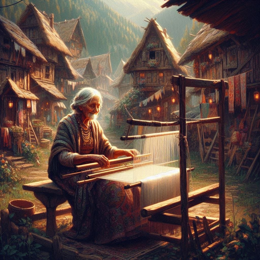 The Weaving of Lives. In the small, picturesque town of… | by ...