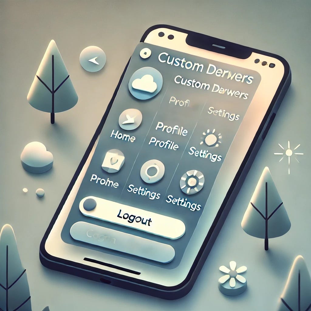 How to Build a Custom Drawer in Flutter | by Raúl Ferrer | Level Up Coding