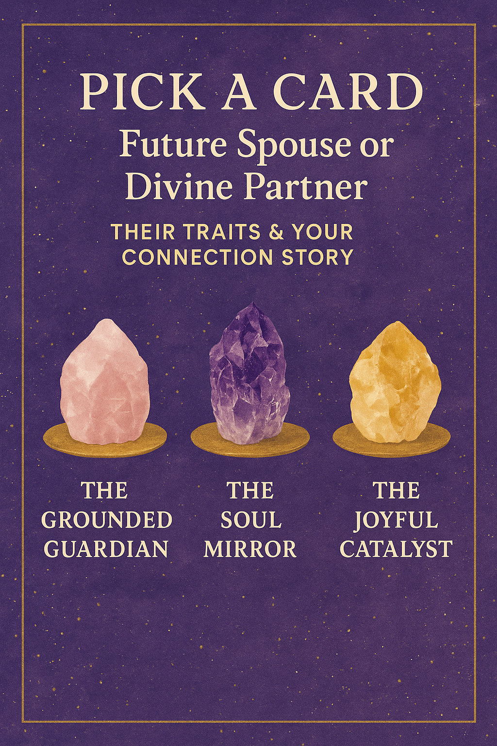 Pick a Card: Future Spouse or Divine Partner — their traits & your ...