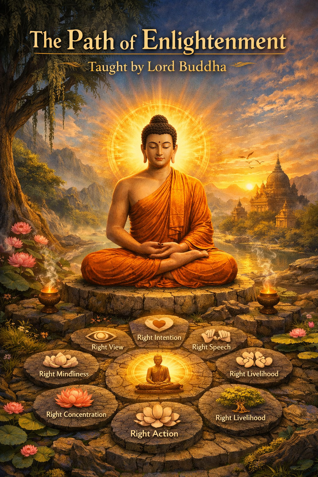 The Path of Enlightenment Taught by Lord Buddha | by Bhabani Sankar ...