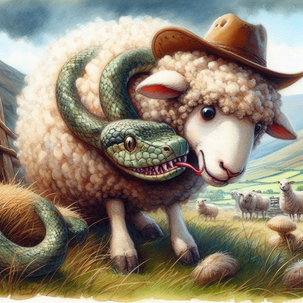 Gilly the Sheep and the Rattlesnake’s Bite - A Tale of Inner Strength ...