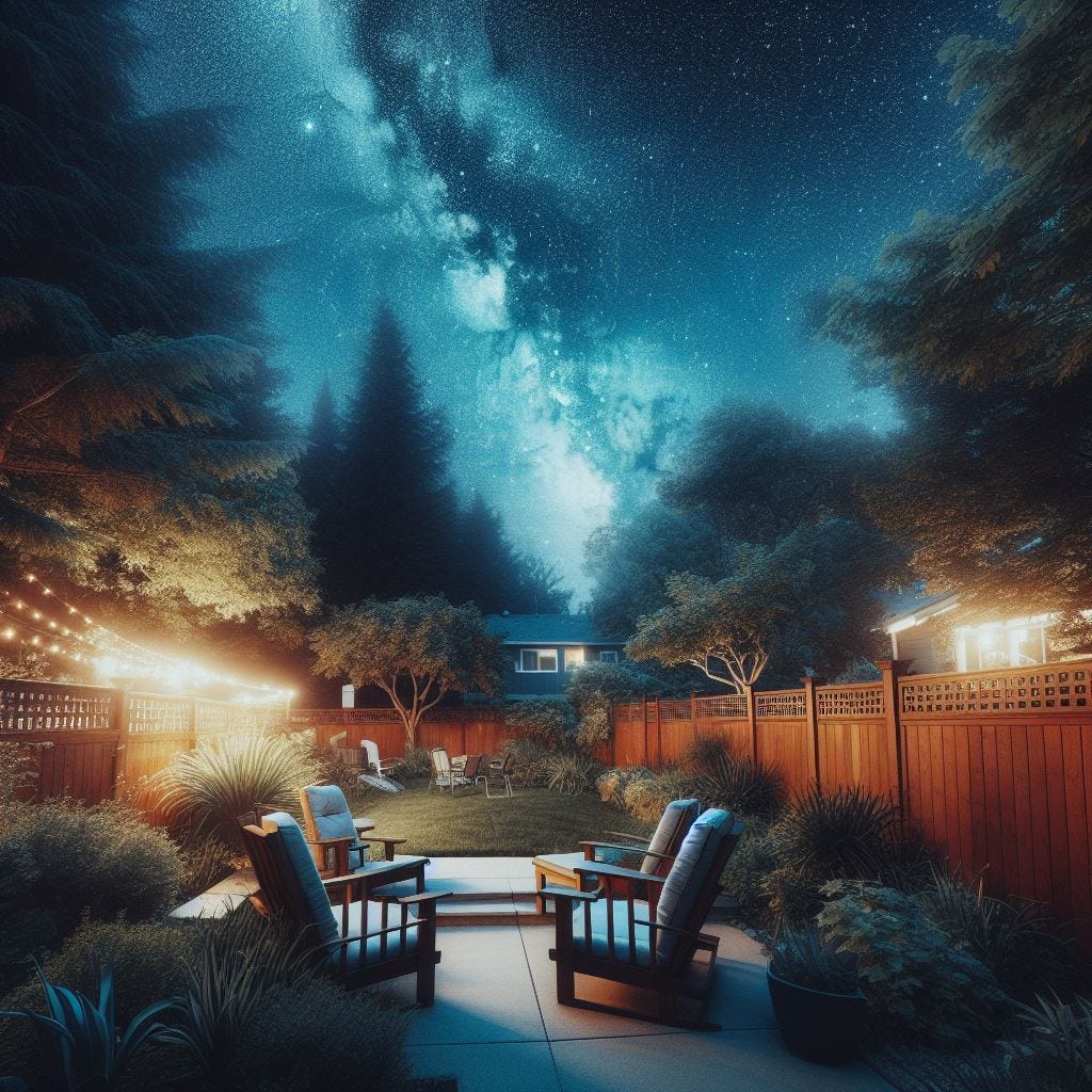 Watching The Night Sky. As I was sitting in my backyard last… | by ...