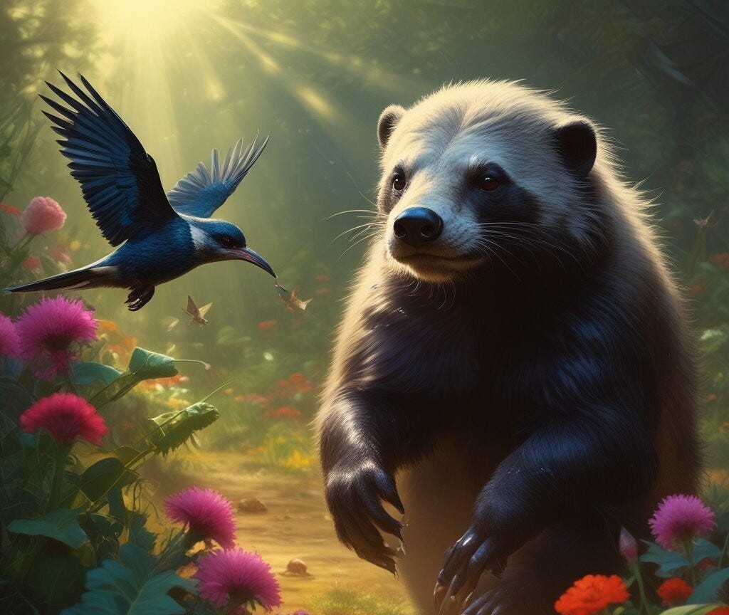 The Hummingbird and the Honey Badger | by KNicoleWrites - Educational ...