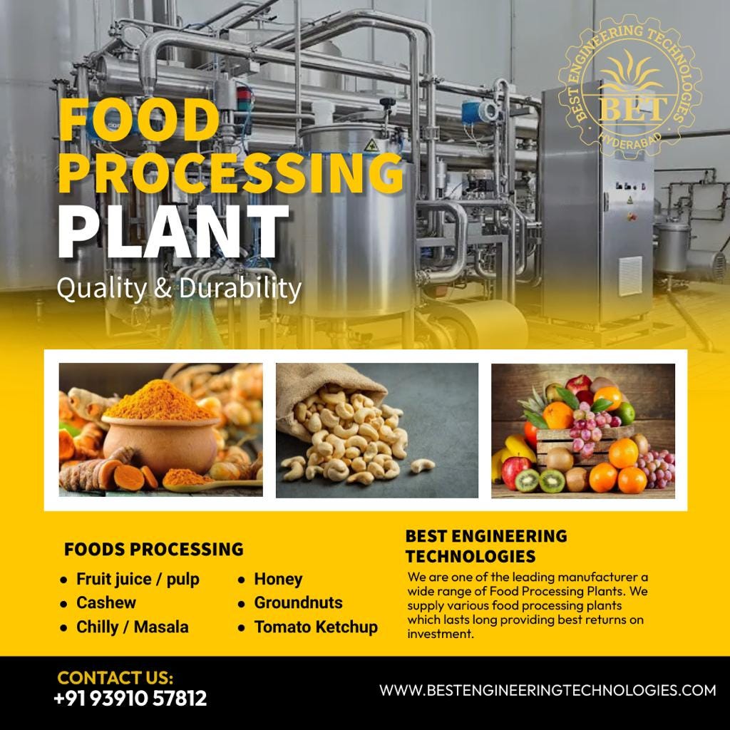 Food Processing Plants - Digitlmarketing Bet - Medium