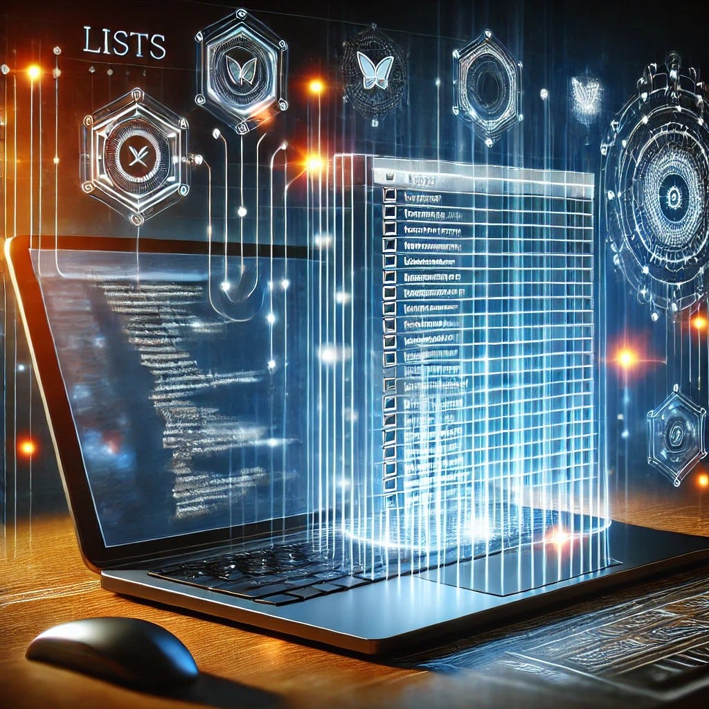 Lists in Coding: A Fundamental Data Structure…… | by Sakshi kumavat | Medium